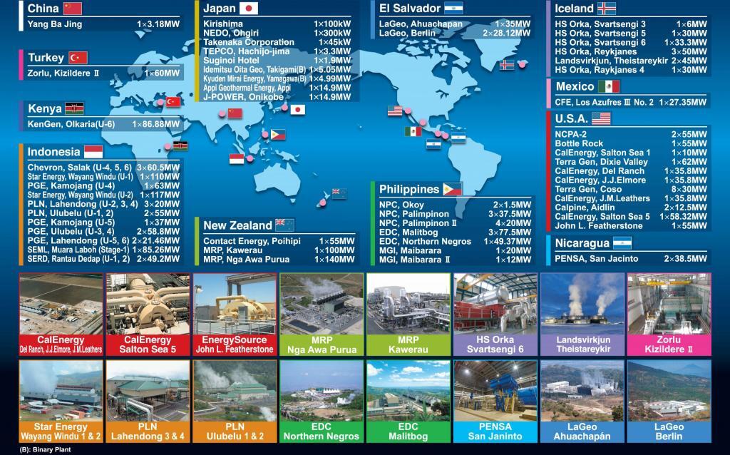 Worldwide Geothermal Power Generation | Fuji Electric Corp. of America